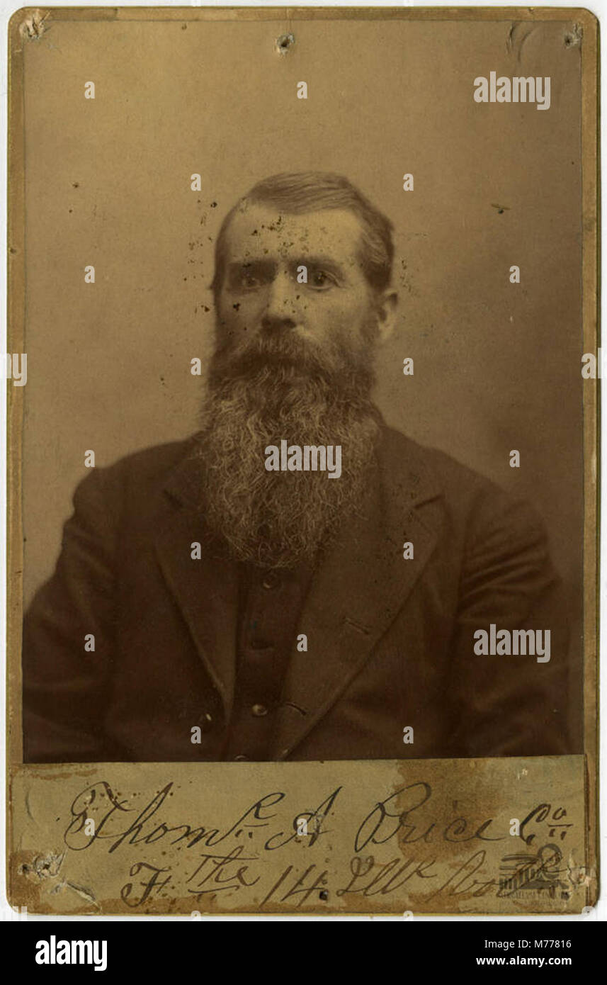 A portrait of Thomas A. Price, an important historical figure, known ...