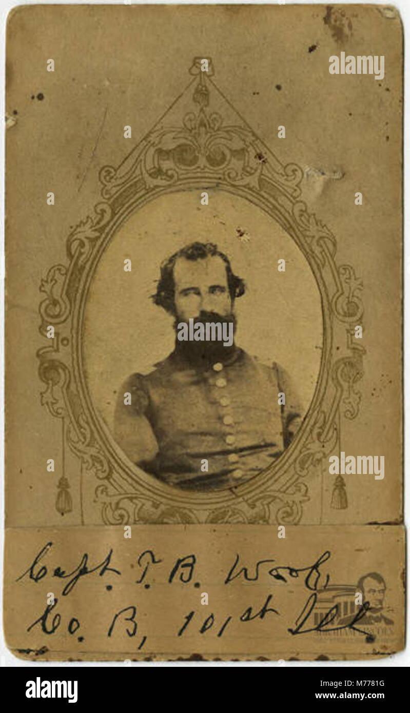 A photograph or portrait of Thomas B. Woof, possibly documenting his ...