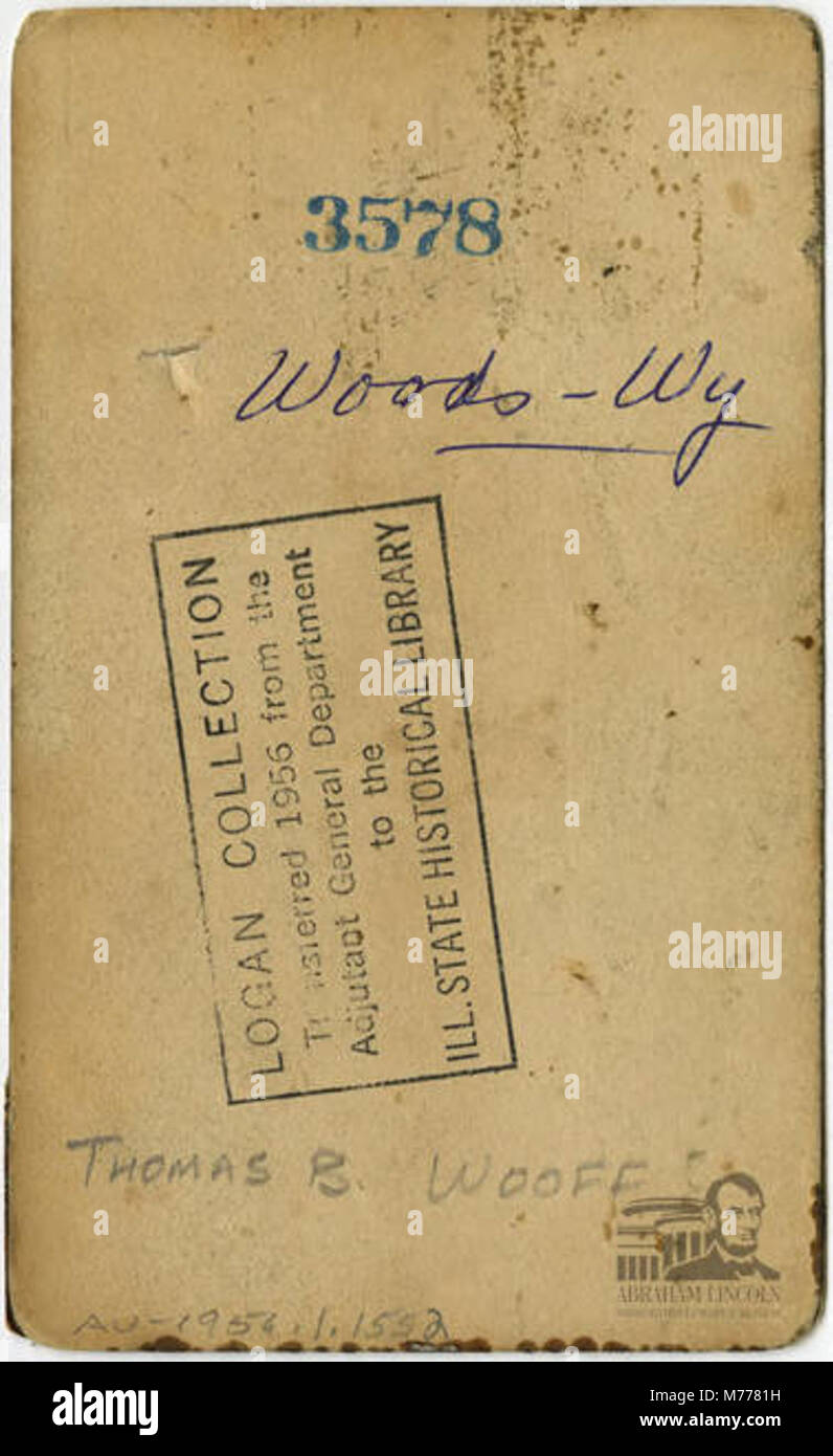 Thomas B. Woof (ALP BIB 2793 Stock Photo - Alamy