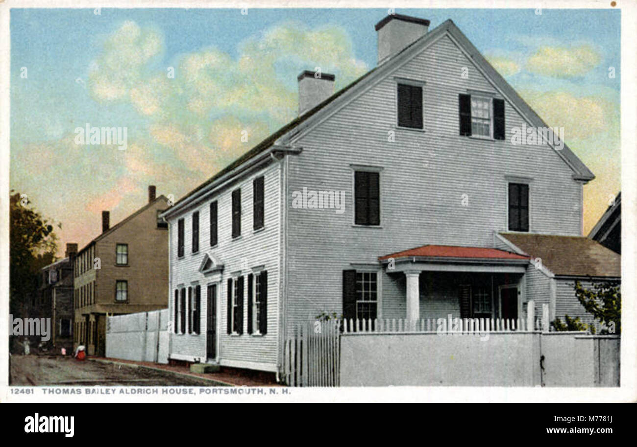 The Thomas Bailey Aldrich House, noted for its architectural ...