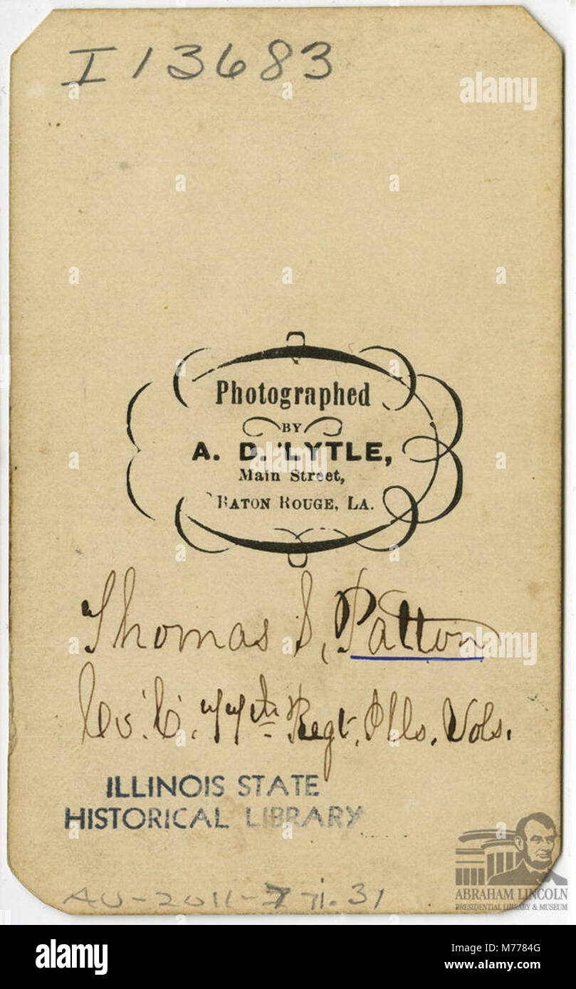 Thomas patton hi-res stock photography and images - Alamy