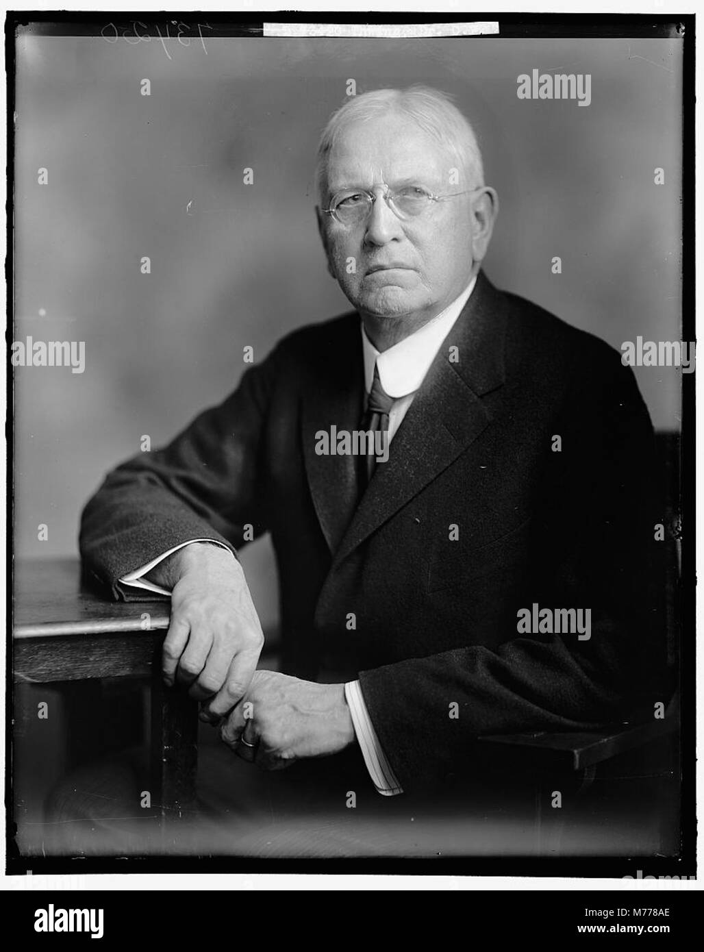 This portrait depicts Dr. C.F. Thwing, a physician, showcasing a ...