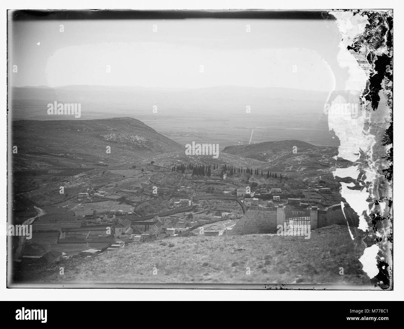 A scenic view of Tiberias, a city located on the western shore of the ...