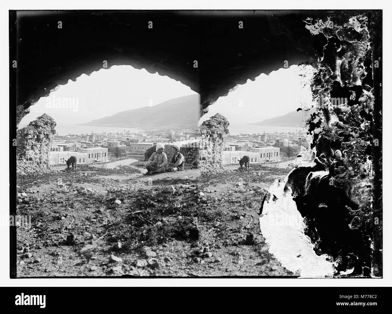 This image features Tiberias, an ancient city located on the western ...