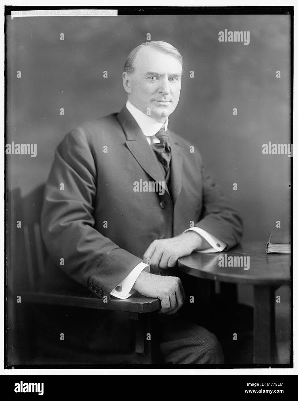 A portrait of Honorable J.N. Tillman, a significant political figure in ...