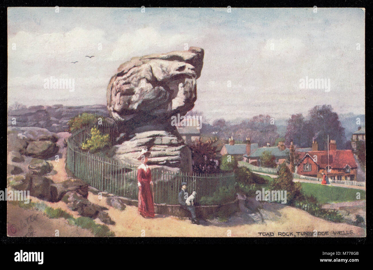 Toad Rock, located in Tunbridge Wells, is a unique natural rock ...