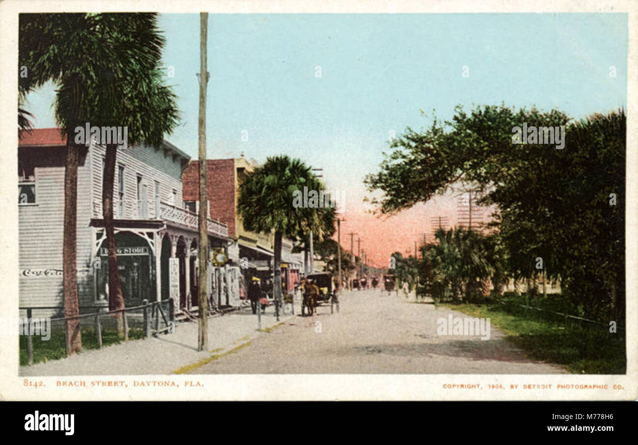 Beach Street in Daytona, Florida, is a historic location known for its ...