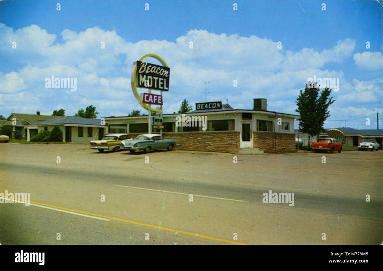 Beacon Motel and Cafe, Baxter Photography (NBY 434191 Stock Photo - Alamy
