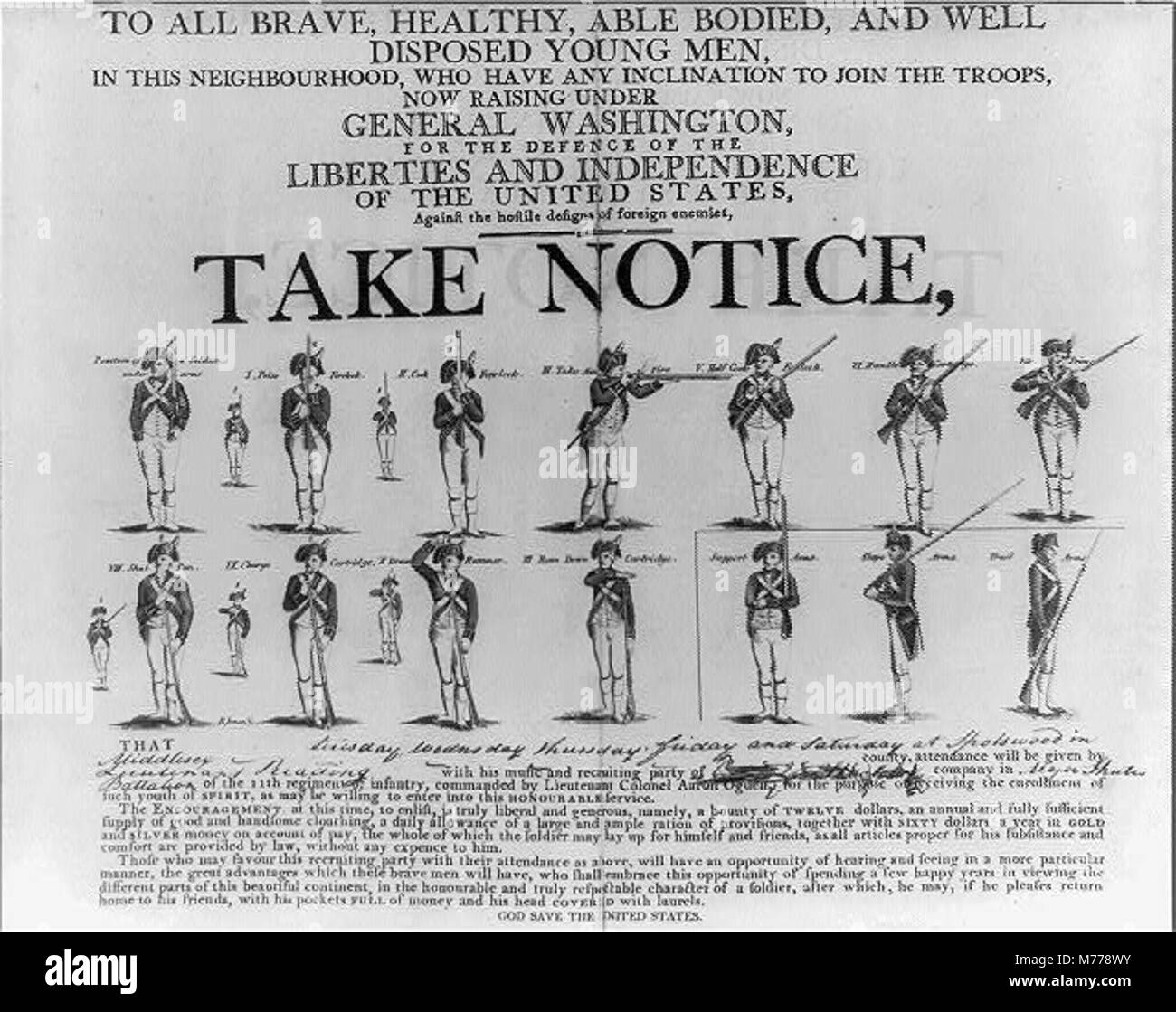 To all brave, healthy, able-bodied and well-disposed young men ...