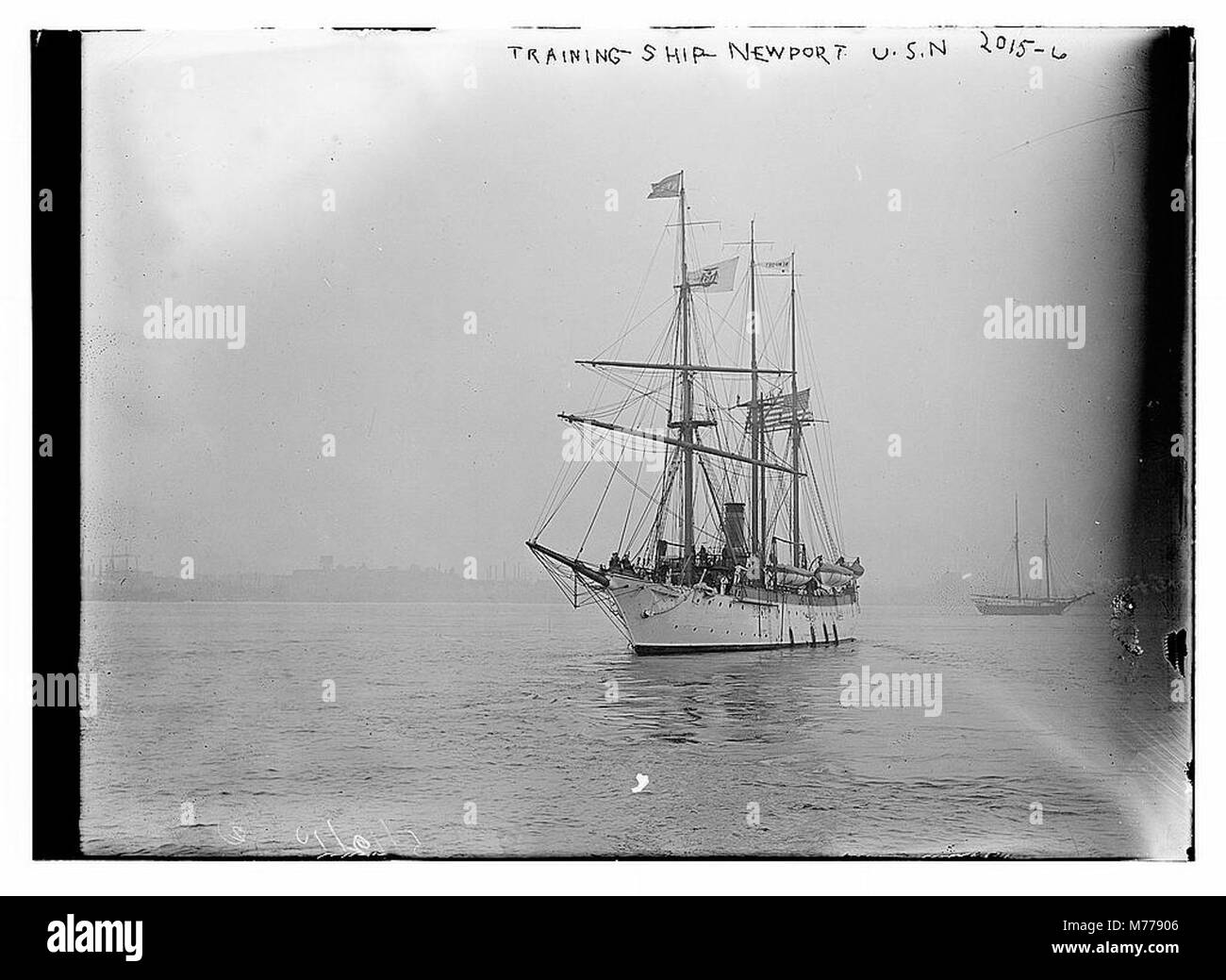 The training ship in Newport, U.S. Navy, served as a vital part of ...