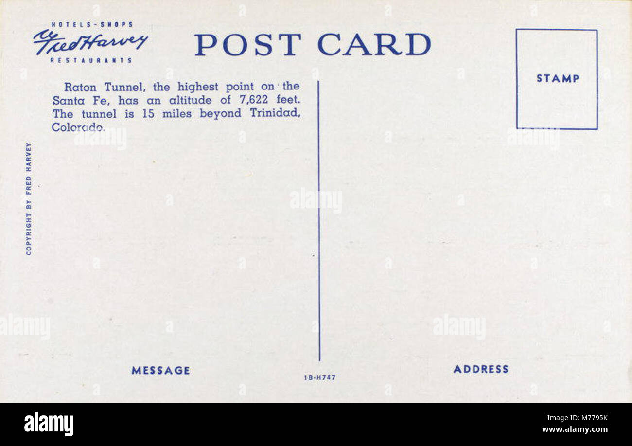 A historic photograph of the Raton Tunnels, located between Trinidad ...