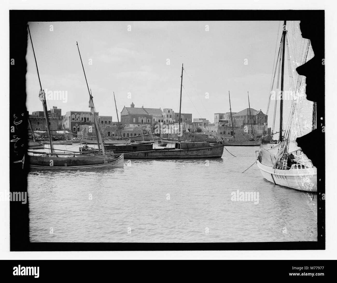 A historical photograph of Tripoli, showcasing the city’s landscape and ...