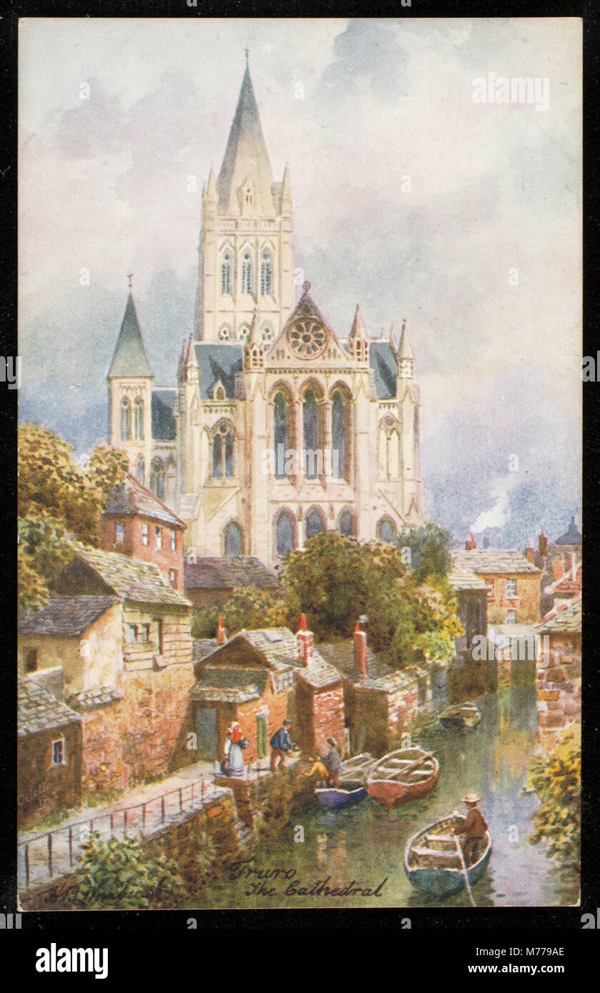Truro Cathedral, located in Cornwall, England, is a striking example of ...