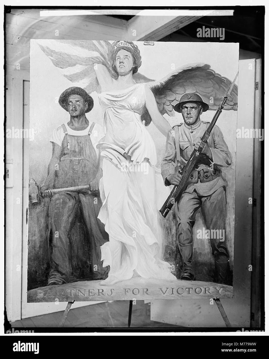 A World War I poster by the U.S. Department of Labor, encouraging ...