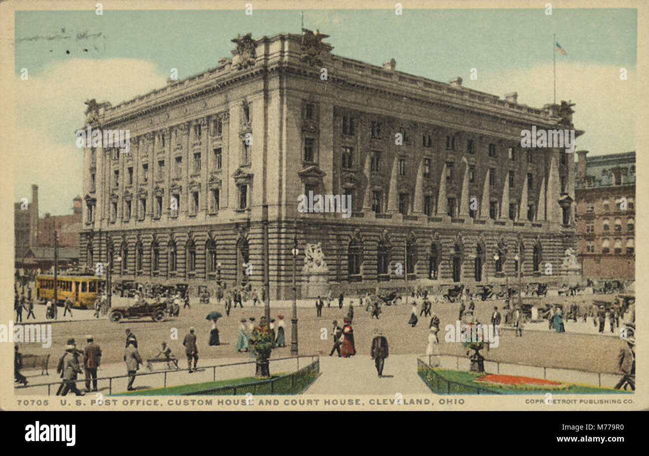 This image shows the U.S. Post Office, Custom House, and Court House ...