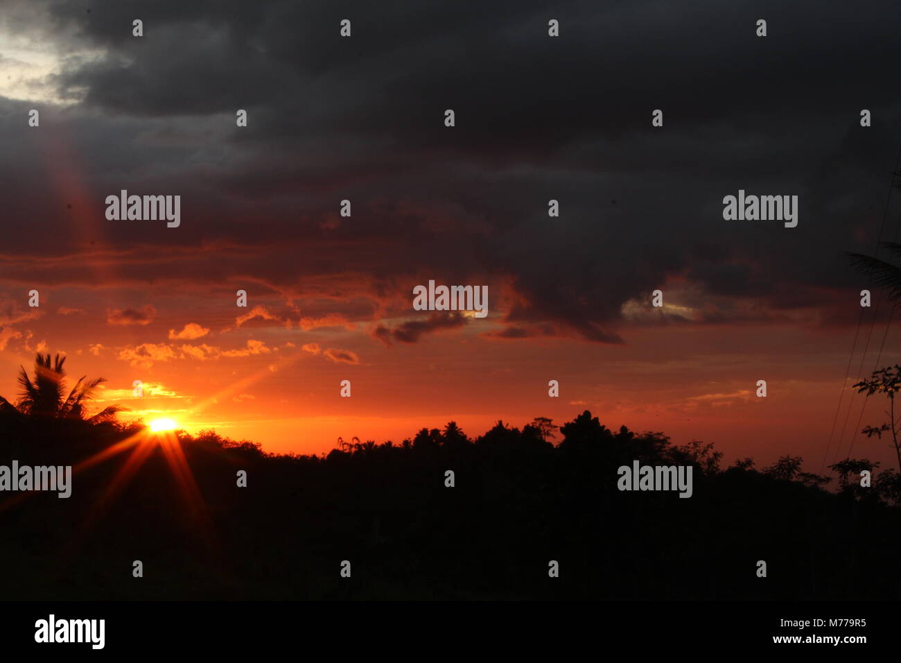 Setting of the sun Stock Photo - Alamy
