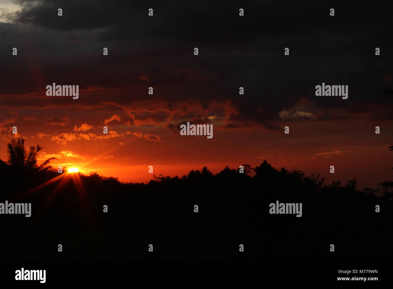Setting of the sun Stock Photo - Alamy