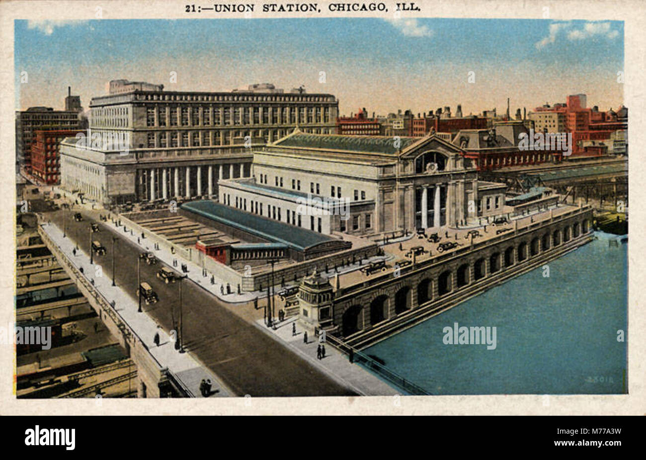 A view of Union Station in Chicago, Illinois, showcasing the ...