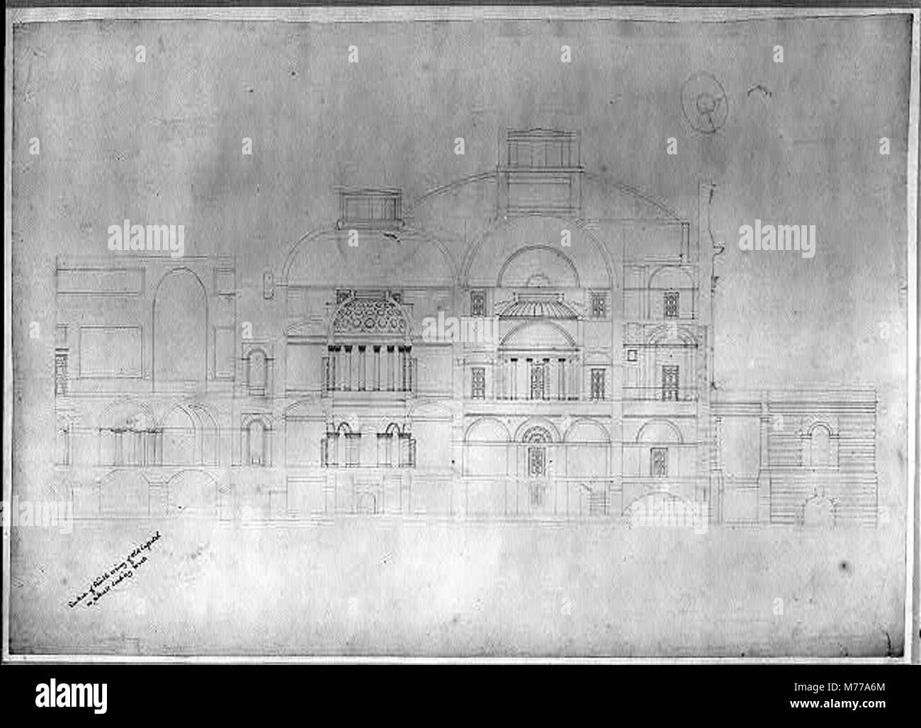 This photograph shows the north wing of the United States Capitol ...