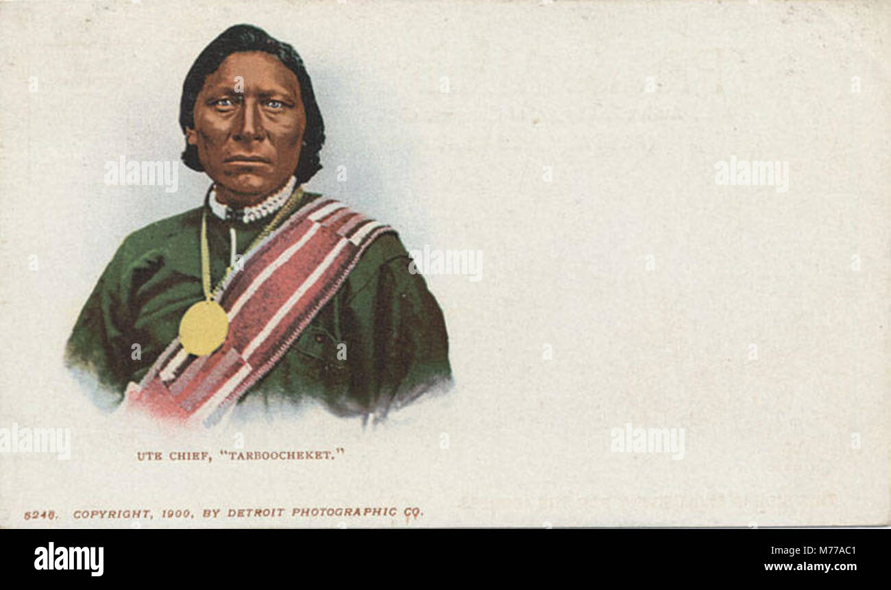 Ute indian chief hi-res stock photography and images - Alamy