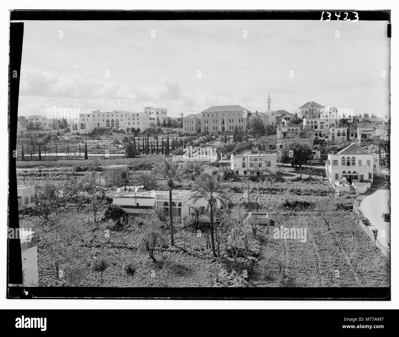 Beirut's Junior Girls' College, an educational institution, shown in a ...