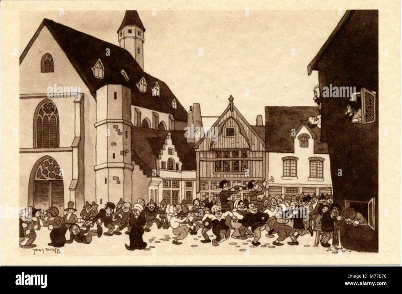 Photograph of Belgian Village, showcasing the traditional architecture ...