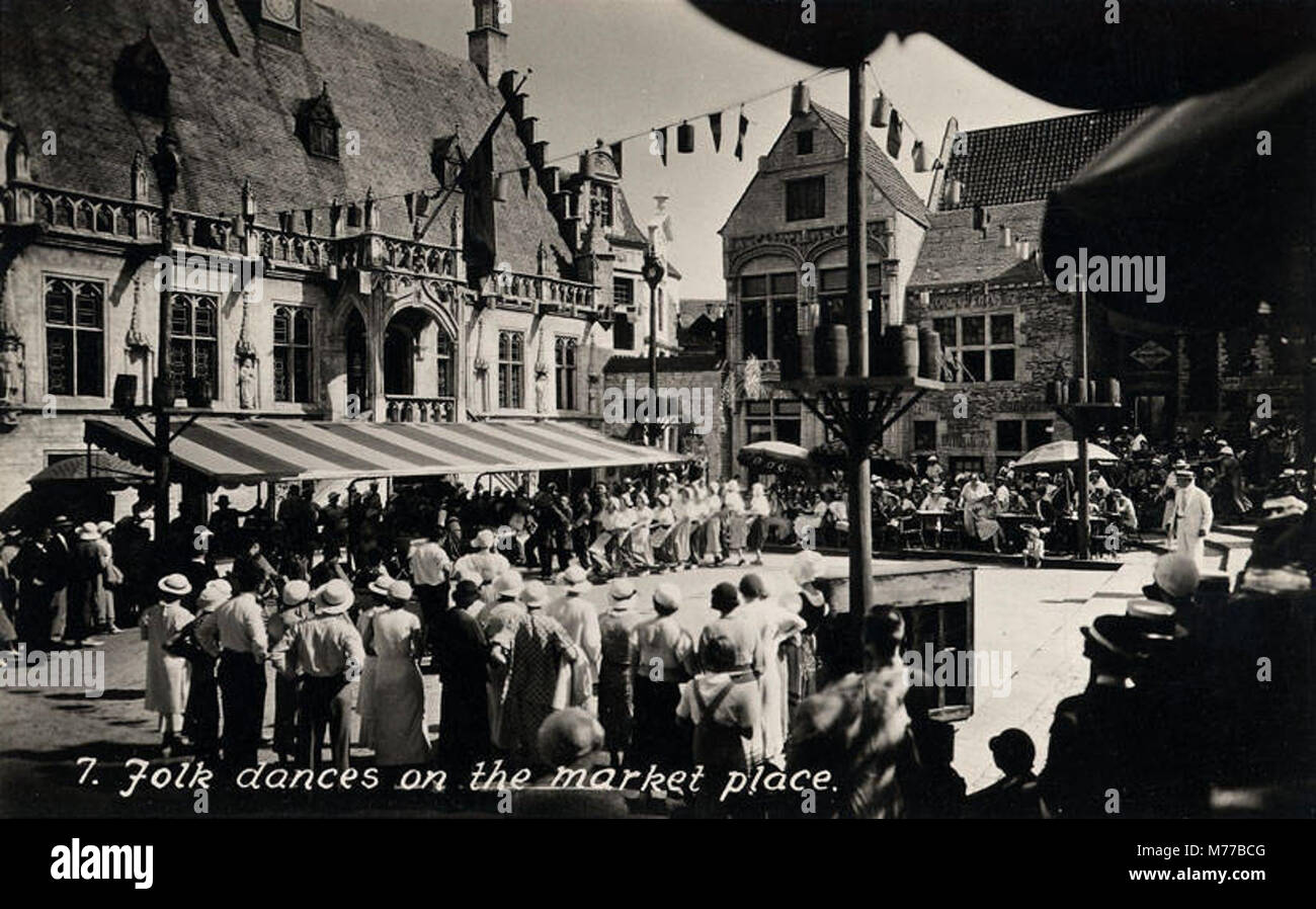 A photograph of Belgian Village, capturing the unique architecture and ...