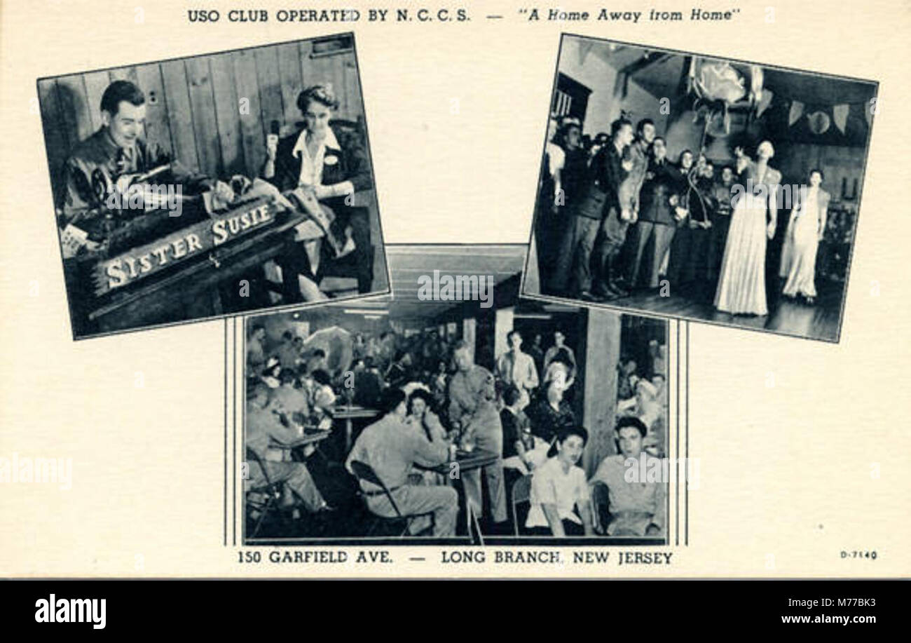 This image shows the USO Club operated by the N.C.C.S. at 150 Garfield ...