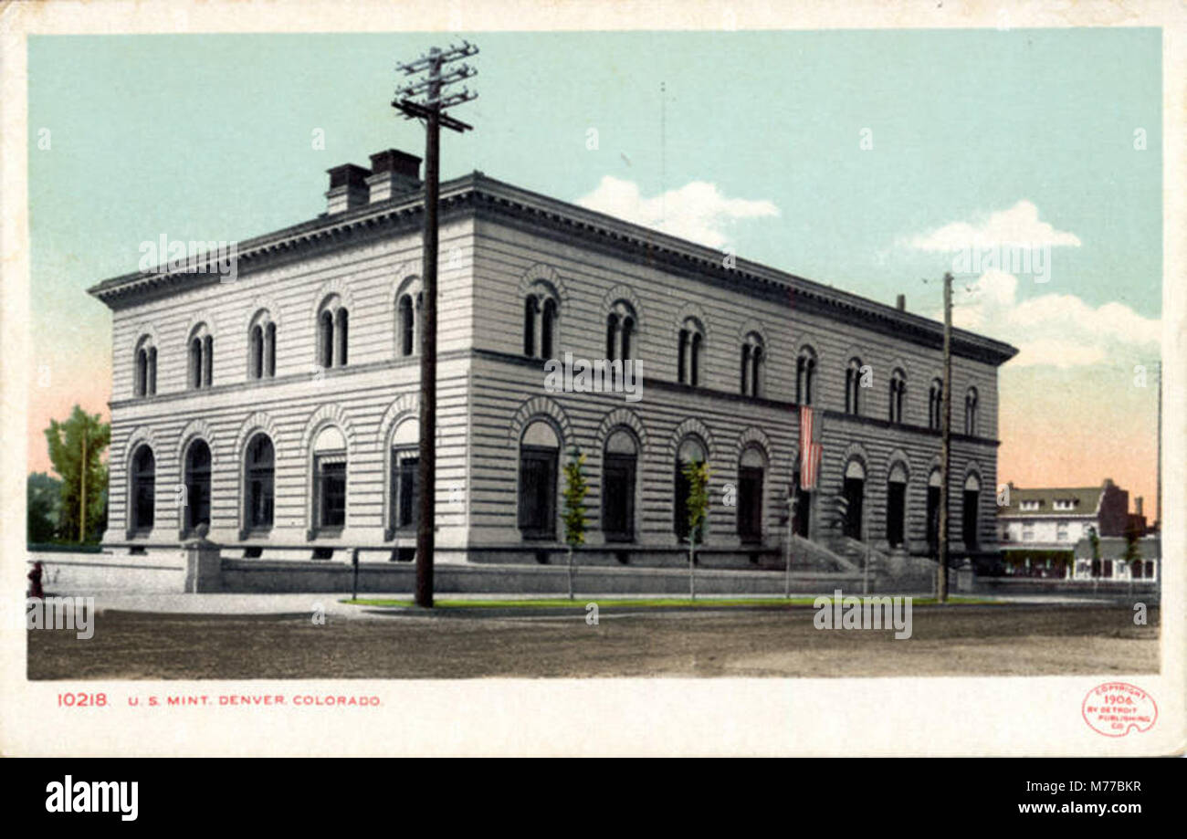 A photograph of the U.S. Mint, the building responsible for minting U.S ...