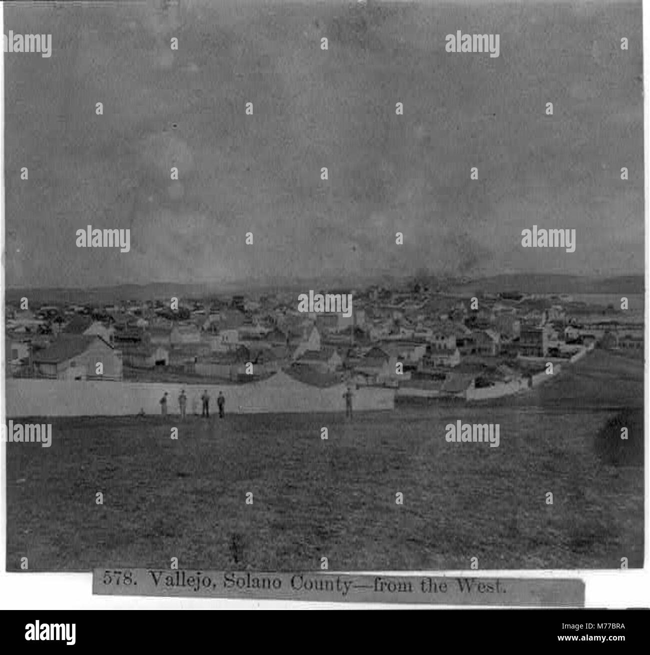 A view of Vallejo, Solano County, from the west, showcasing the city’s ...