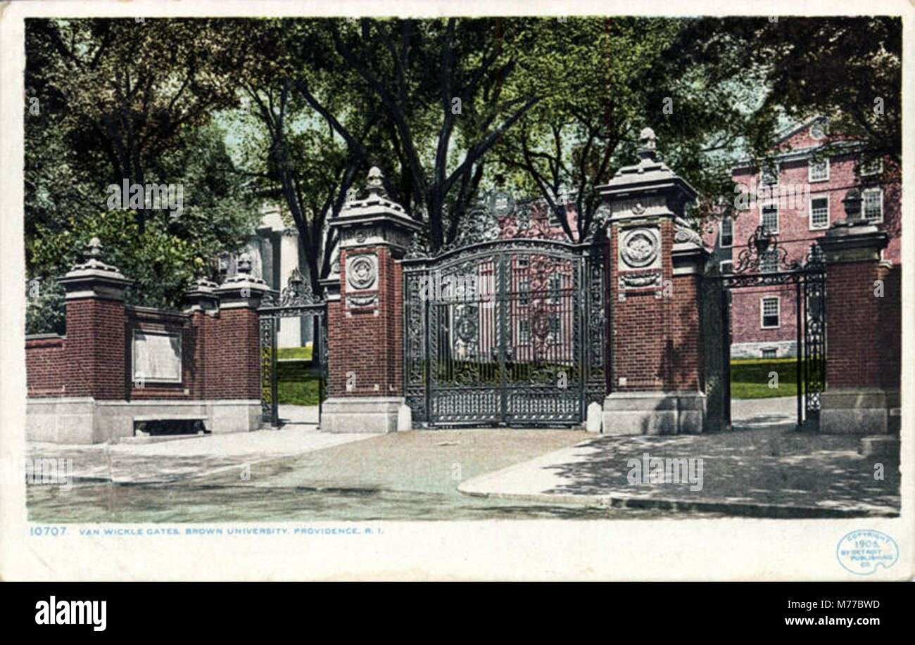 The Van Wickle Gates at Brown University are iconic gates that serve as ...