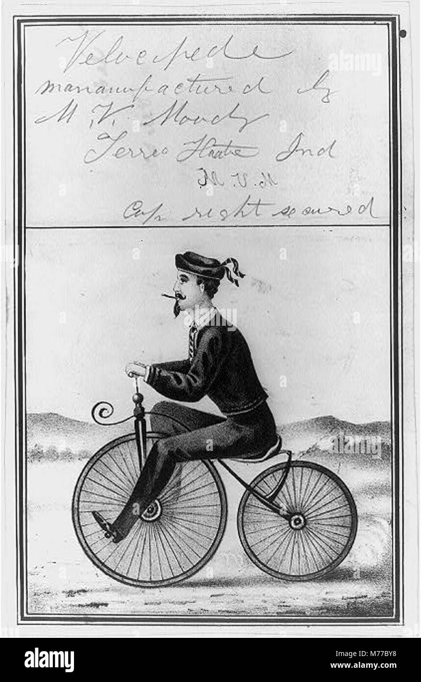 Velocipede 19th century hi-res stock photography and images - Alamy