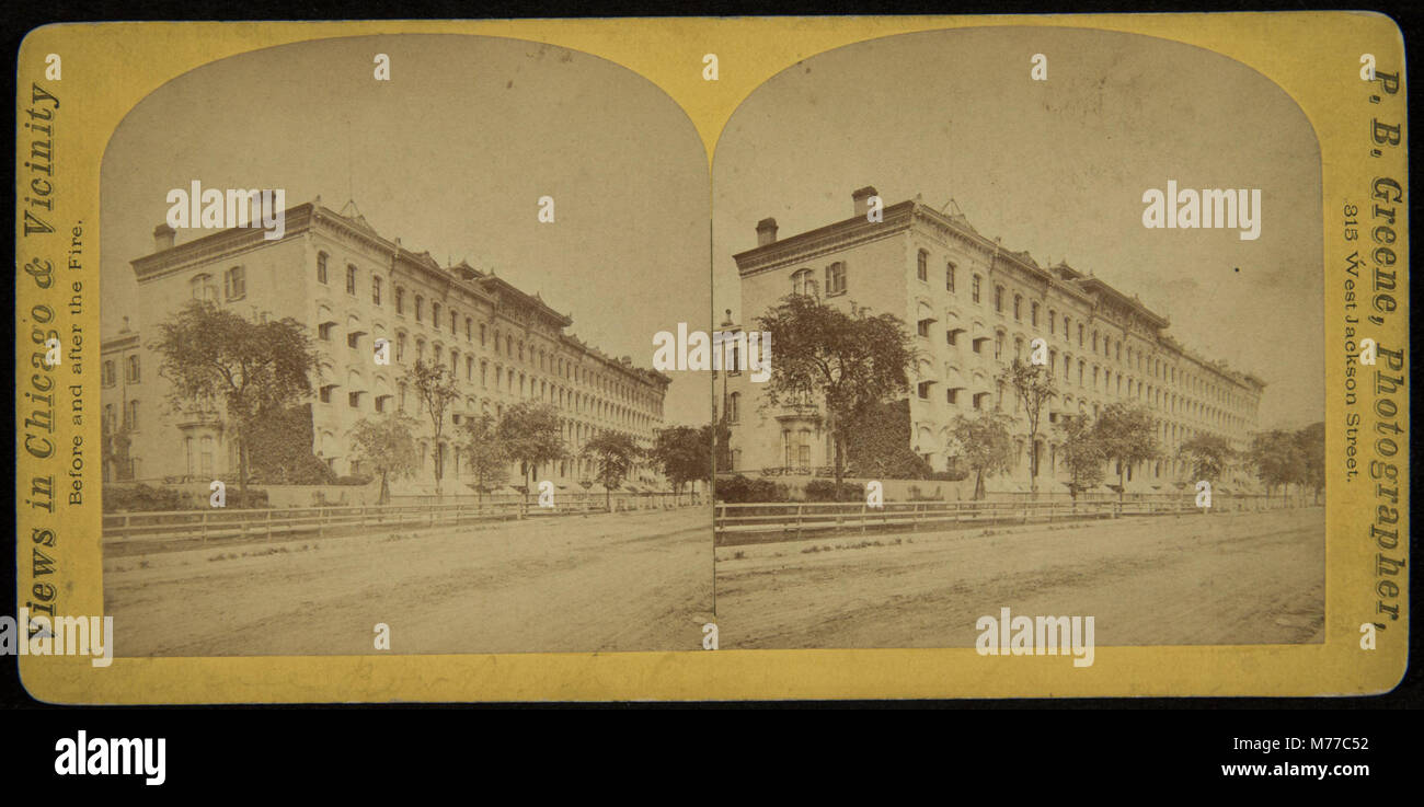 This collection of images shows Chicago before and after the Great Fire ...