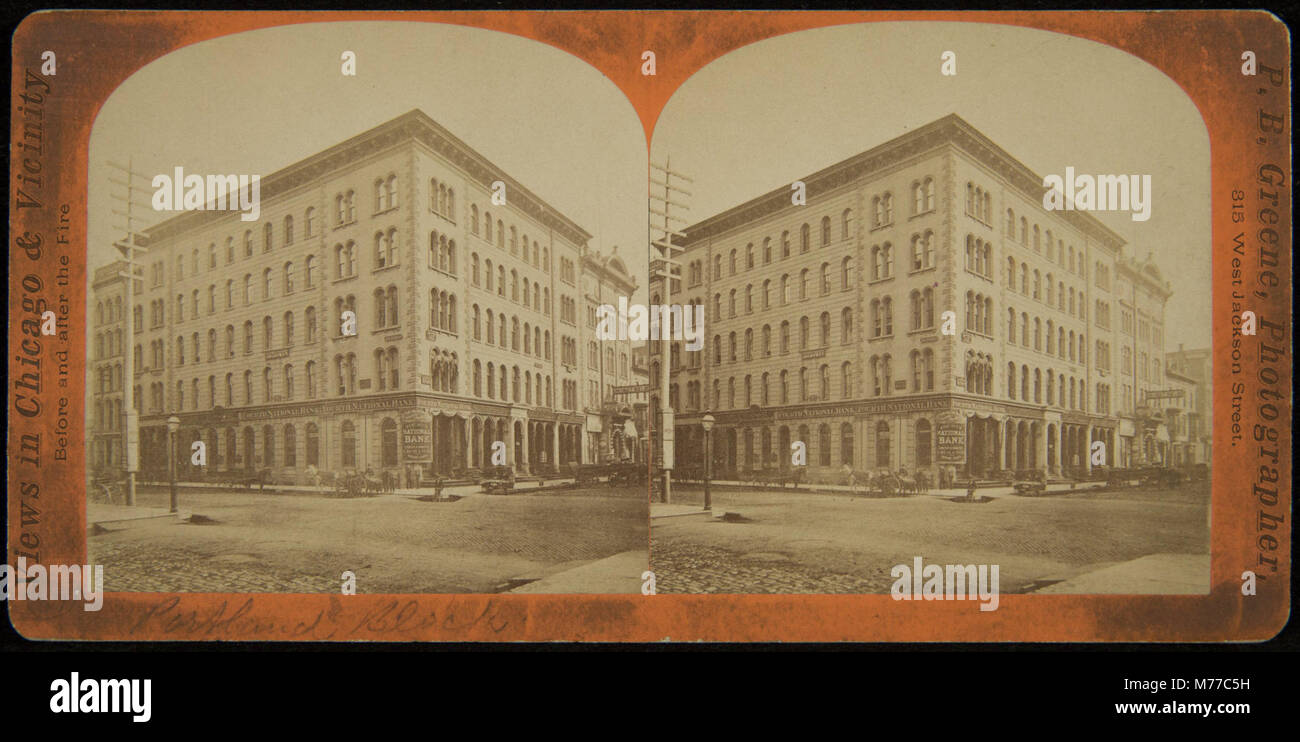A comparison of views of Chicago before and after the Great Chicago ...