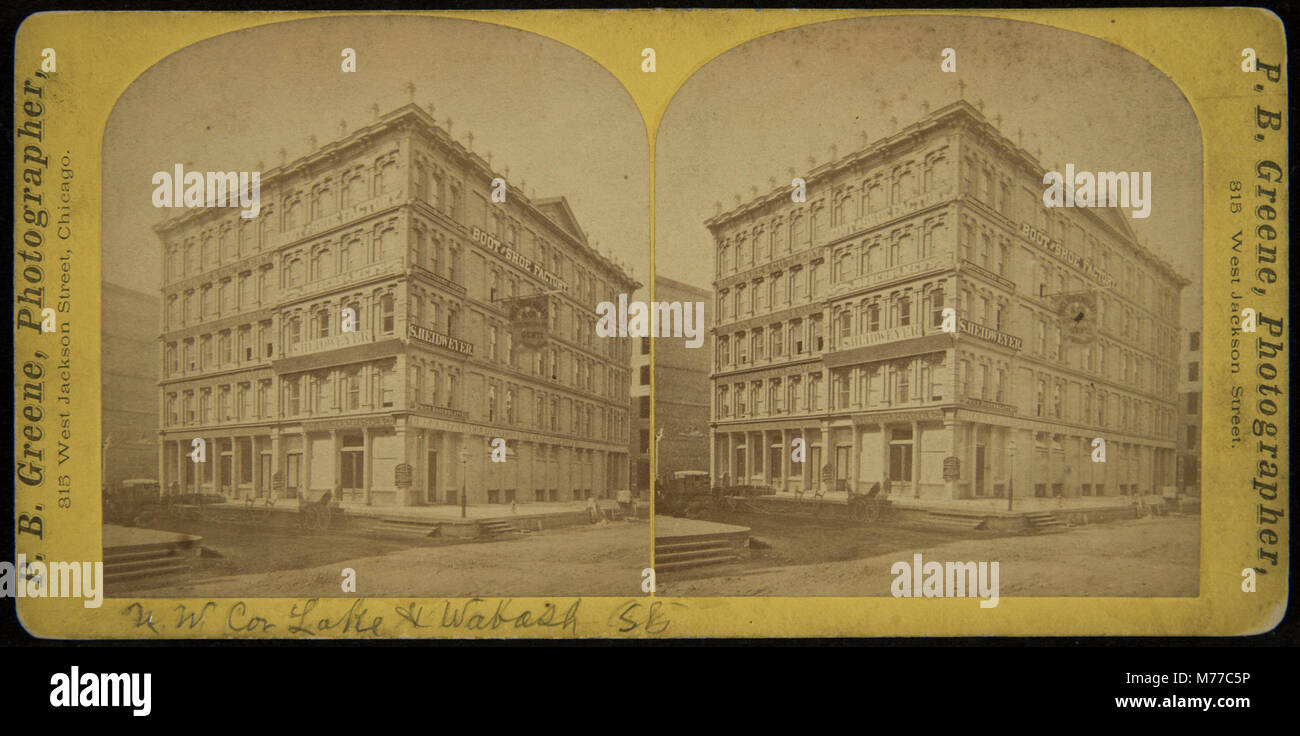 Chicago before the great fire hi-res stock photography and images - Alamy