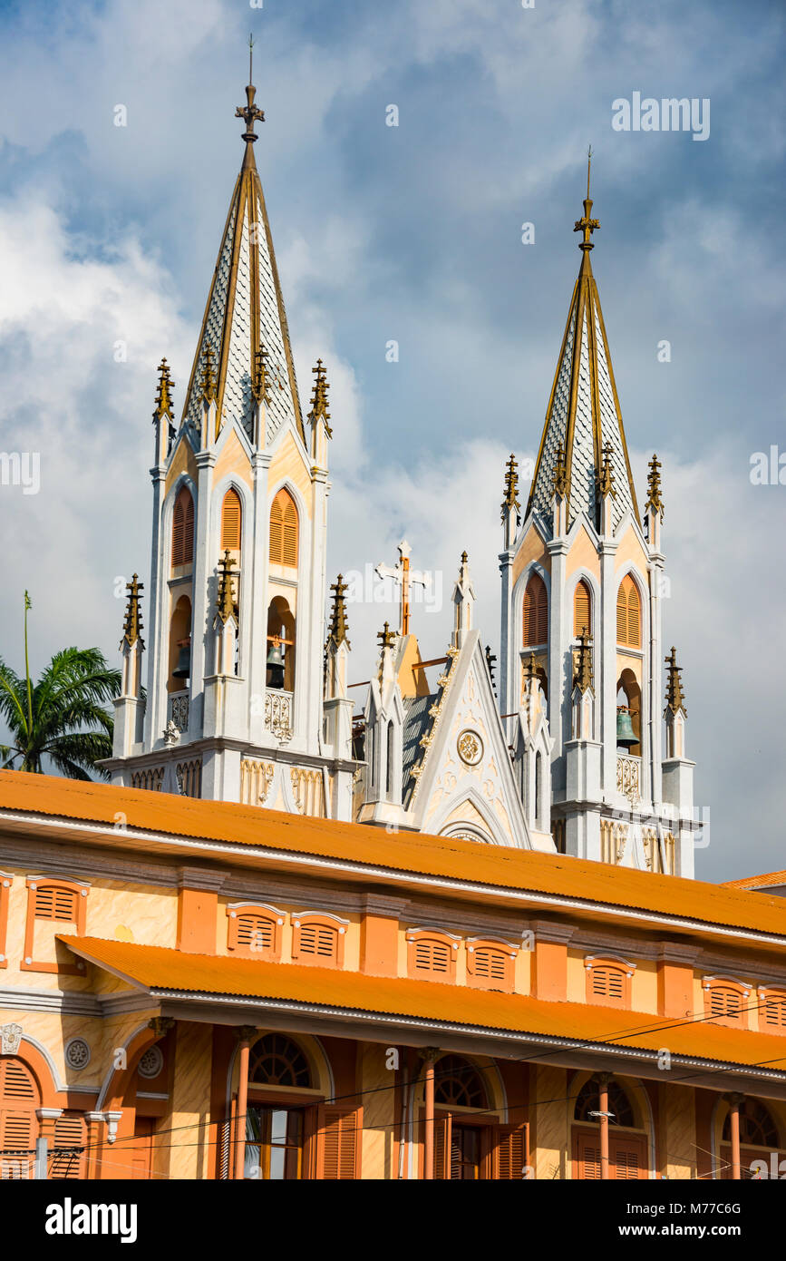 Cathedral of St. Isabel, Malabo, Bioko, Equatorial Guinea, Africa Stock ...