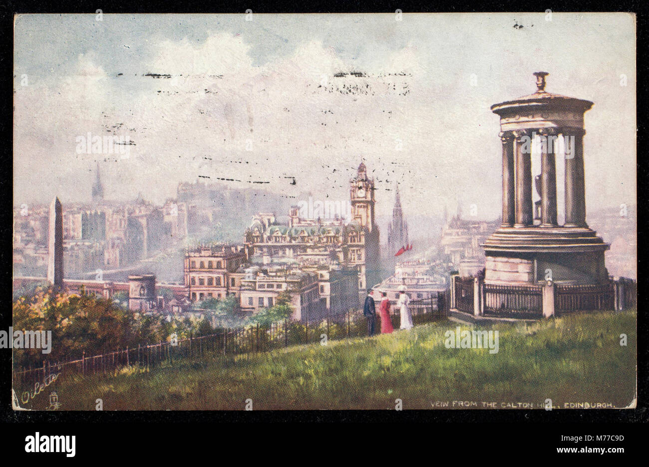 The view from Calton Hill in Edinburgh offers a panoramic perspective ...