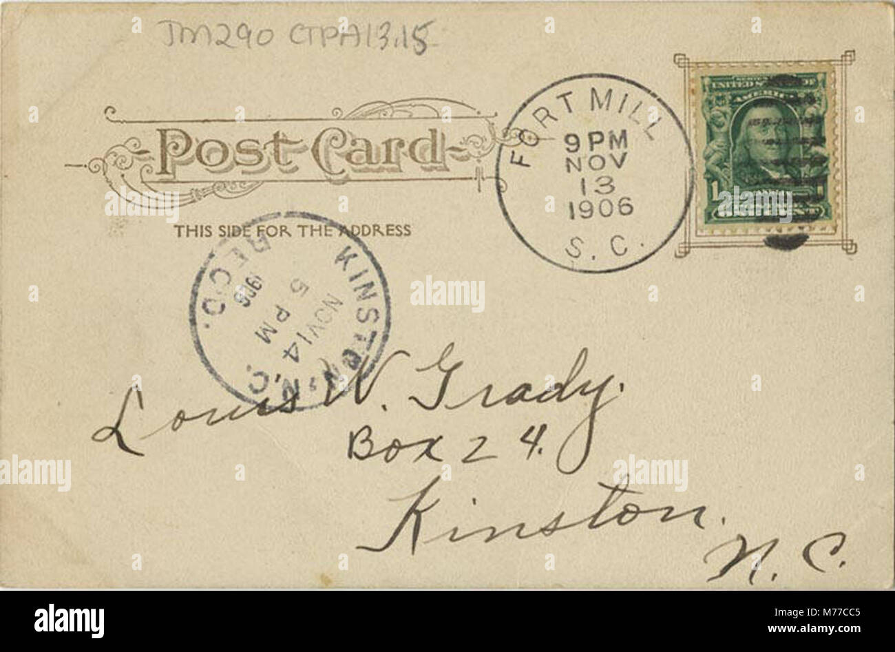 A postcard view of Mount Beacon, featuring a stamp from J Wendell ...