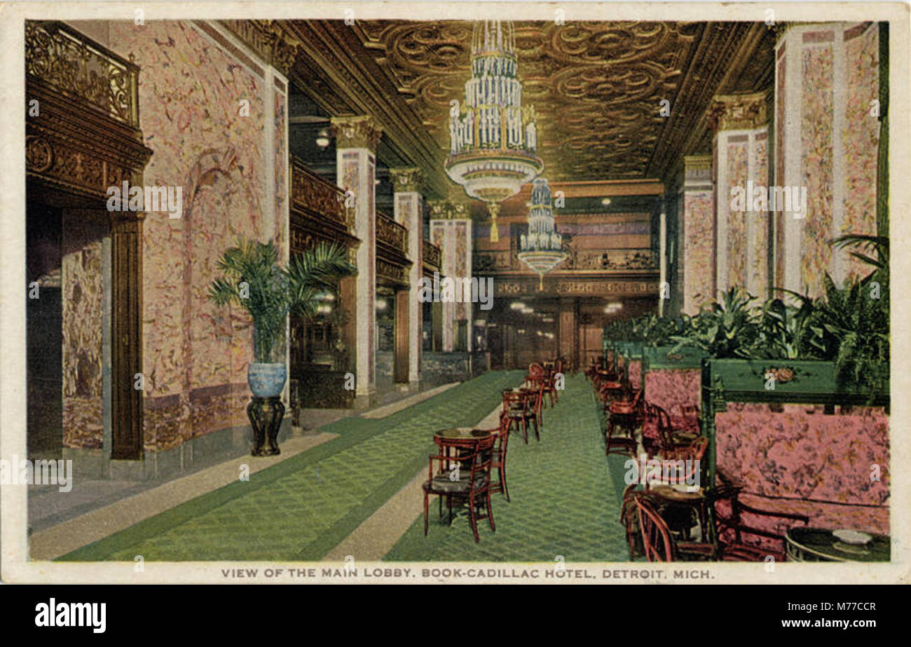 Book cadillac detroit hotel hi-res stock photography and images - Alamy