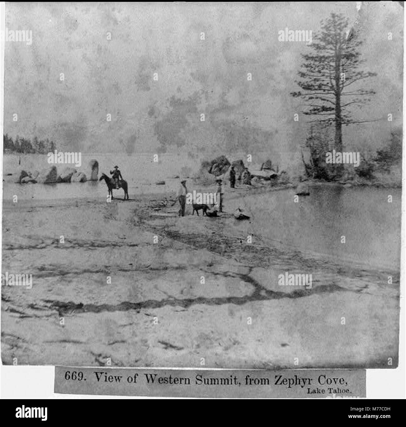 Western region lake Black and White Stock Photos & Images - Alamy