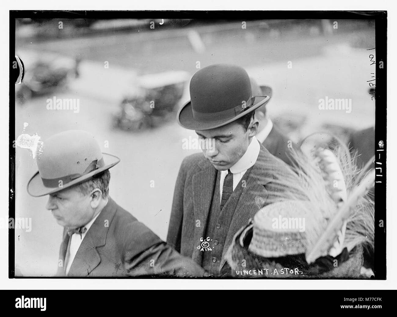 A portrait of Vincent Astor, highlighting his prominent role in ...