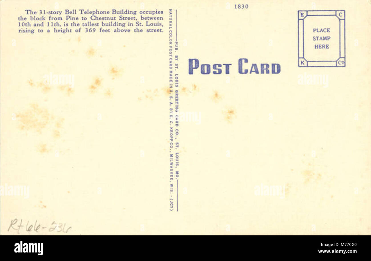 The Bell Telephone Building, an iconic structure in American ...