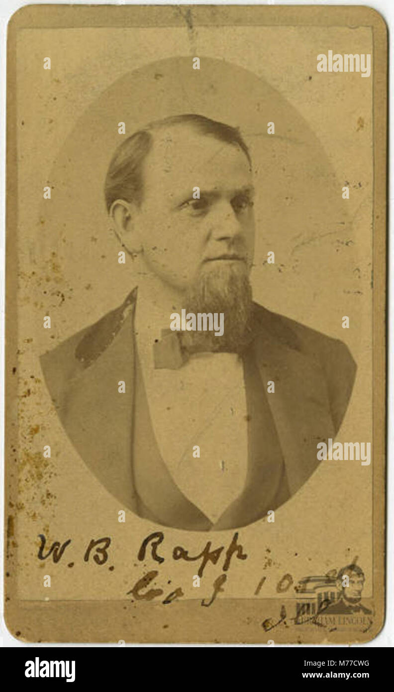 A portrait of W.B. Rapp, a notable American individual known for his ...