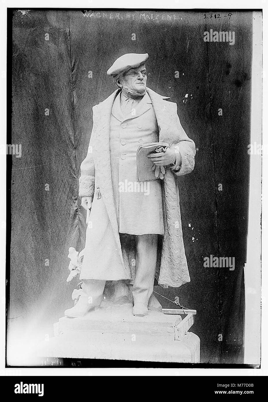 A portrait of the renowned composer Richard Wagner, captured by ...