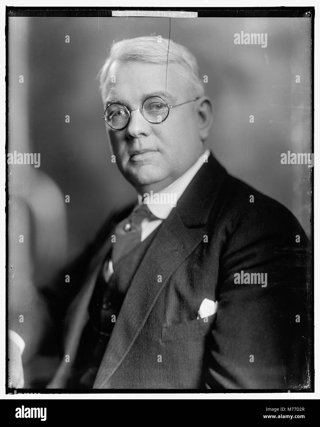 Formal portrait of F.C. Wallace, likely a notable individual captured ...