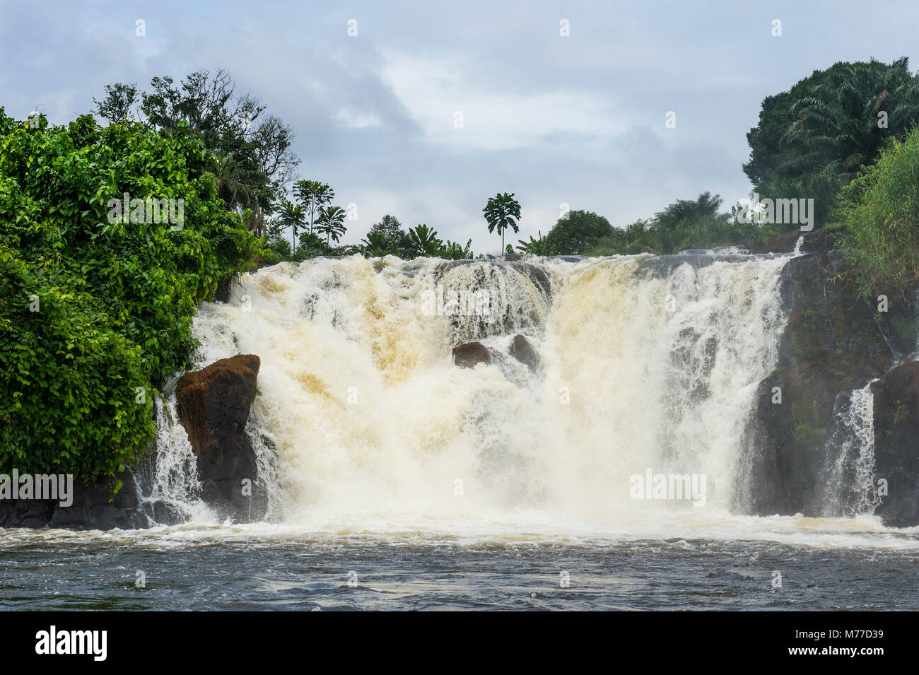 Lobe waterfalls, Kribi, Cameroon, Africa Stock Photo - Alamy