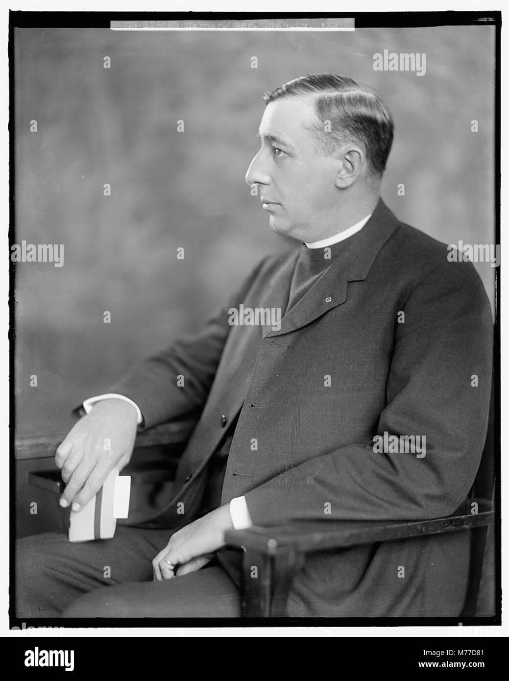 A portrait of Reverend Charles T. Warner, a respected religious leader ...