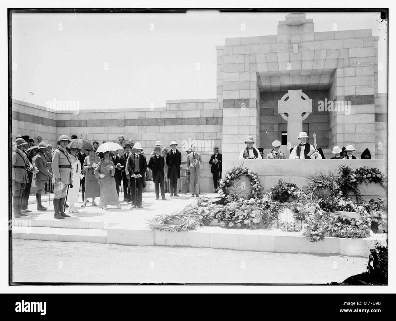 War cemetery, Gaza-Belah, April 28, 1925 LOC matpc.08235 Stock Photo ...