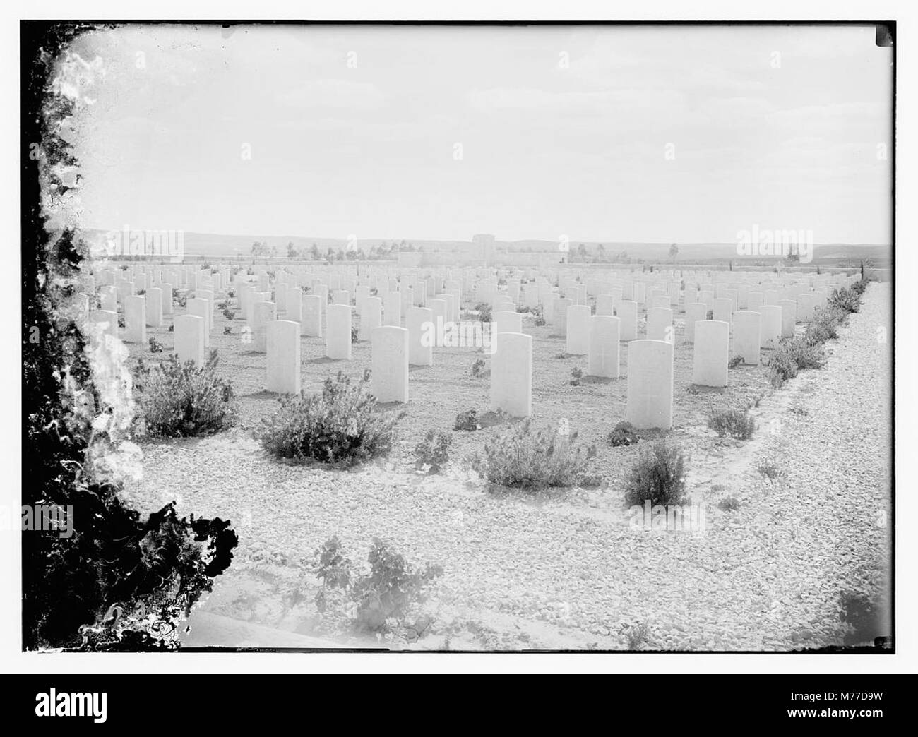 The consecration of a war cemetery on April 25, 1925, likely marking a ...