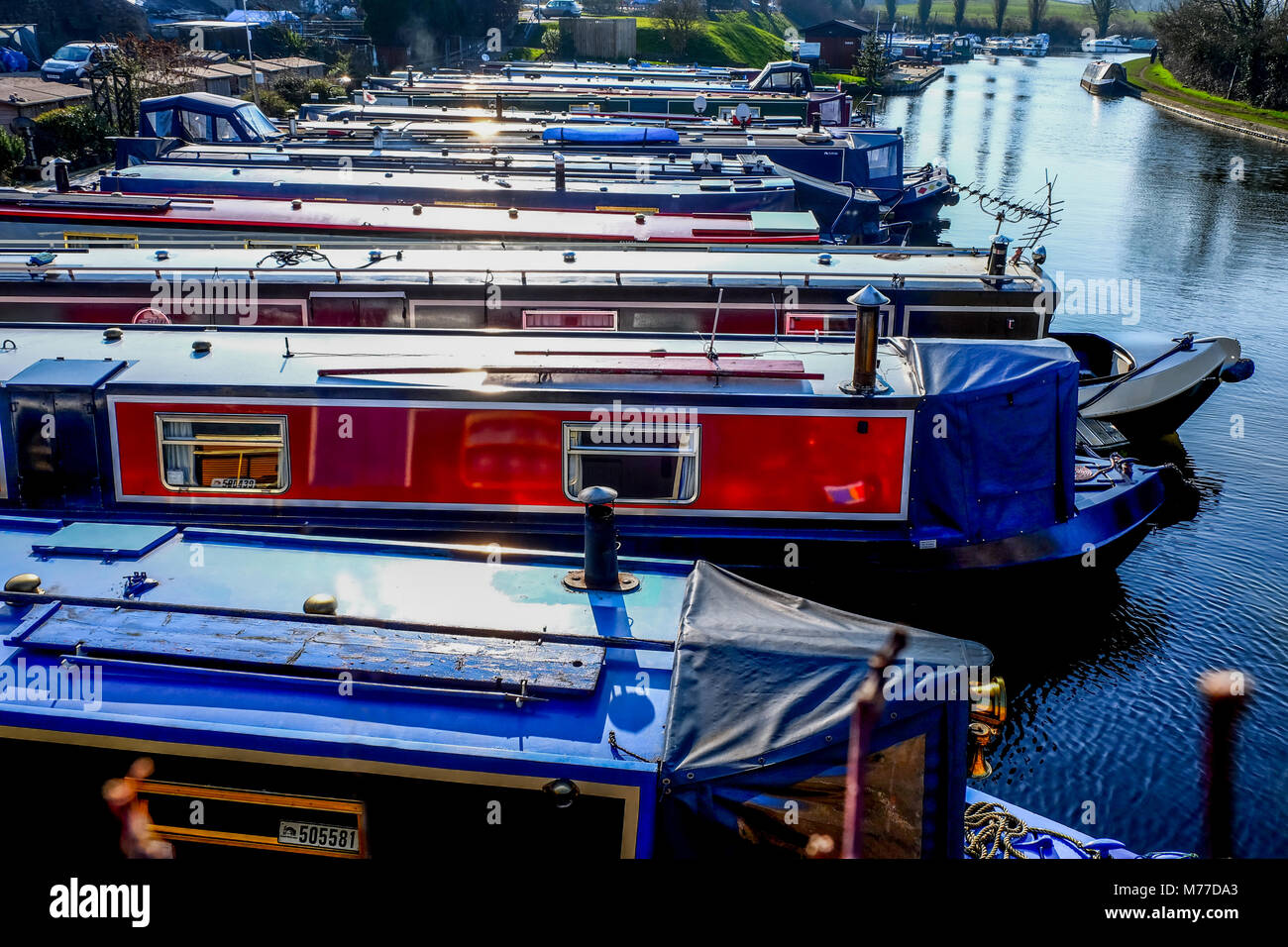 Longboat houseboat barge boat hi-res stock photography and images - Alamy